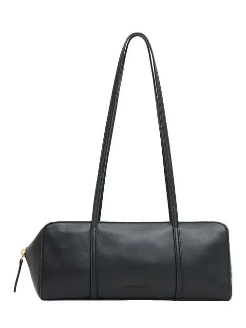 MANSUR GAVRIEL Filo Leather Shoulder Bag - Black