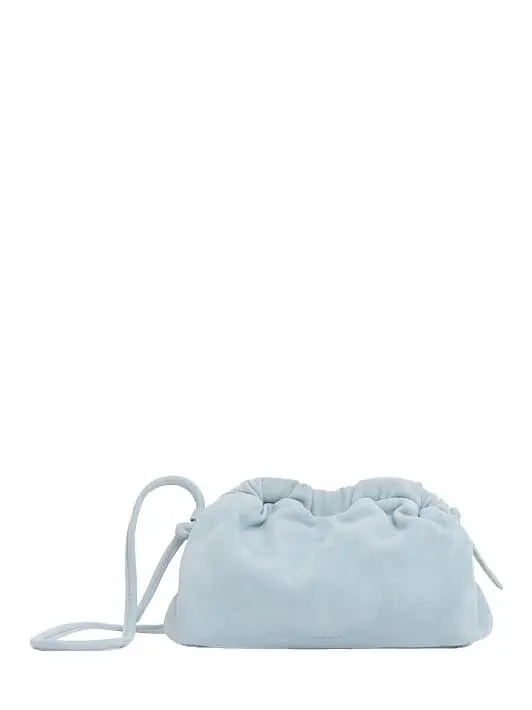 MANSUR GAVRIEL Mini Cloud Suede Clutch - Baby Blue