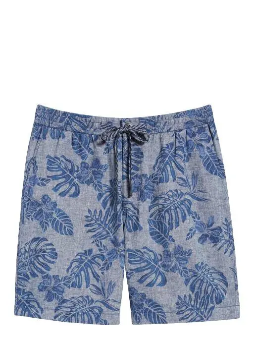 Tommy Bahama Azule Linen-blend Shorts - Insignia Blue