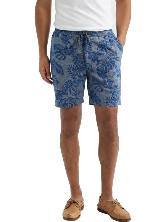 Tommy Bahama Azule Linen-blend Shorts - Insignia Blue