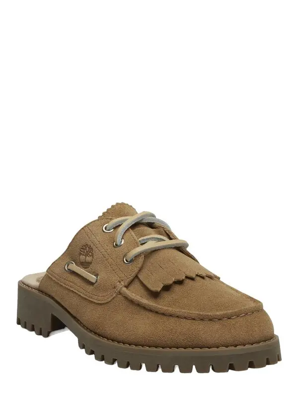 Timberland Authentic 3-eye Lug Mule - Medium Beige Suede