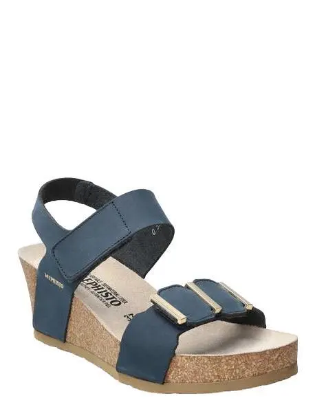 Mephisto Leonore Ankle Strap Sandal - Navy