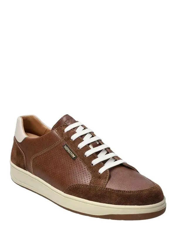 Mephisto Lace-up Sneaker - Chestnut