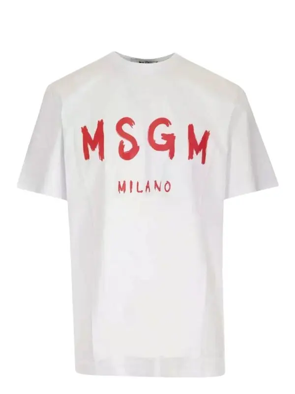 MSGM Milano Graphic T-shirt - White