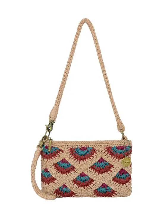 THE SAK Vita Hand Crochet Crossbody Wristlet - Bamboo Mermaid