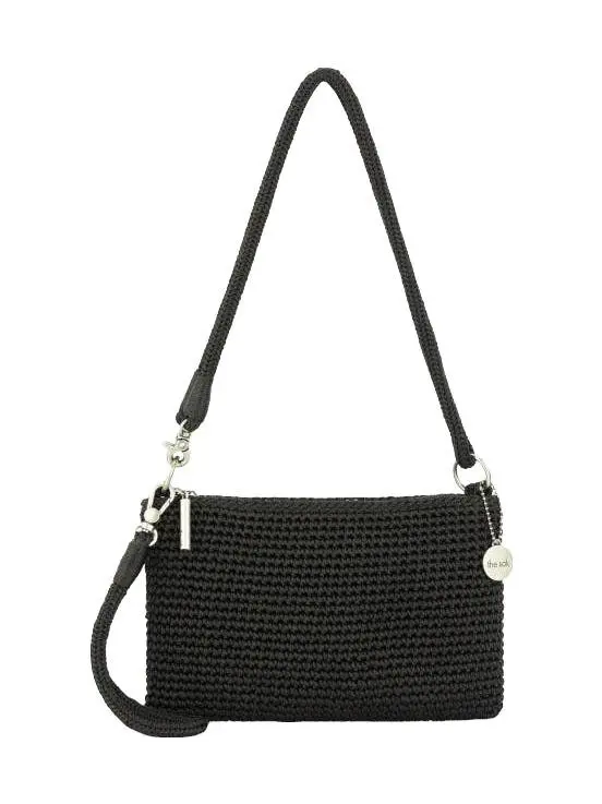 THE SAK Vita Hand-crochet Crossbody Wristlet - Black