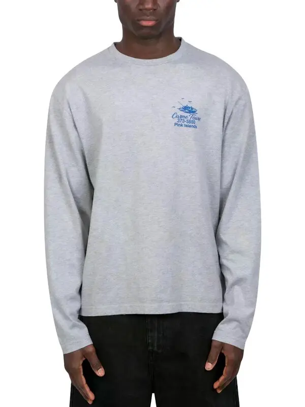 CARNE BOLLENTE World Tour Long-sleeve T-shirt - Grey