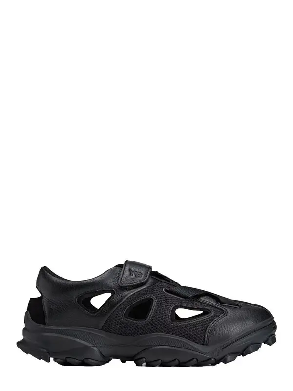 Y3 Leather And Mesh Gsg9 Sneakers - Black