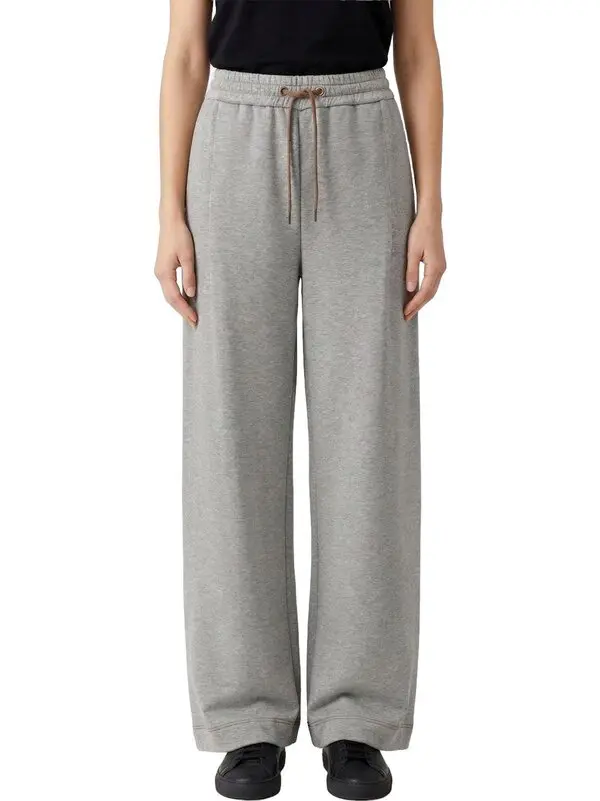 Brunello Cucinelli Wide Leg Pants - Silver