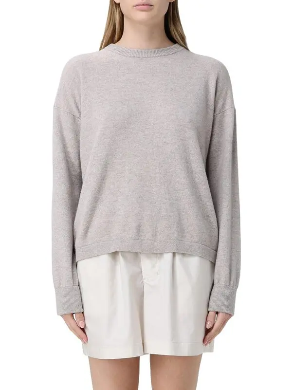 Max Mara Virgin Wool And Cashmere Crew-neck Pullover - Beige