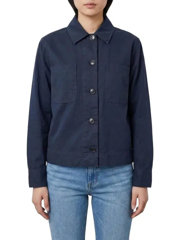 Woolrich Cotton Shirt Jacket - Blue