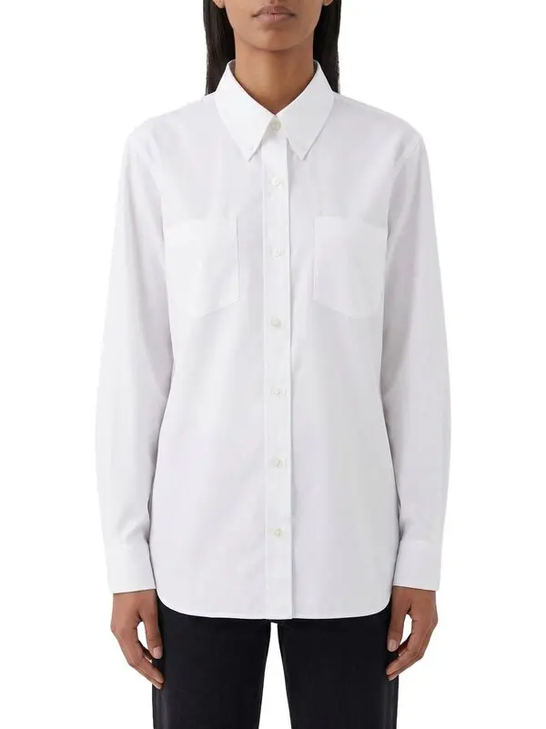 Dries Van Noten Classic Cotton Poplin Shirt - White