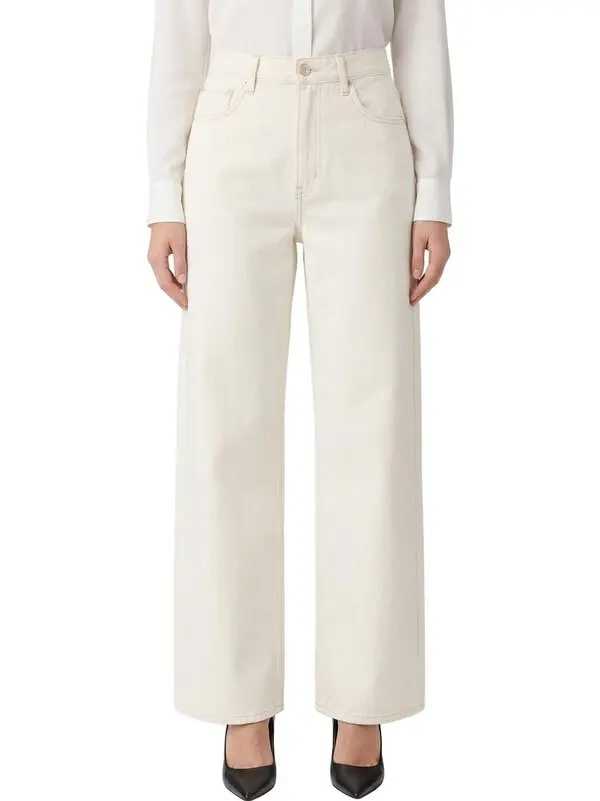 FRAME Wide-leg Jeans - White