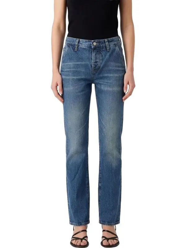FRAME Straight Leg Jeans - Denim