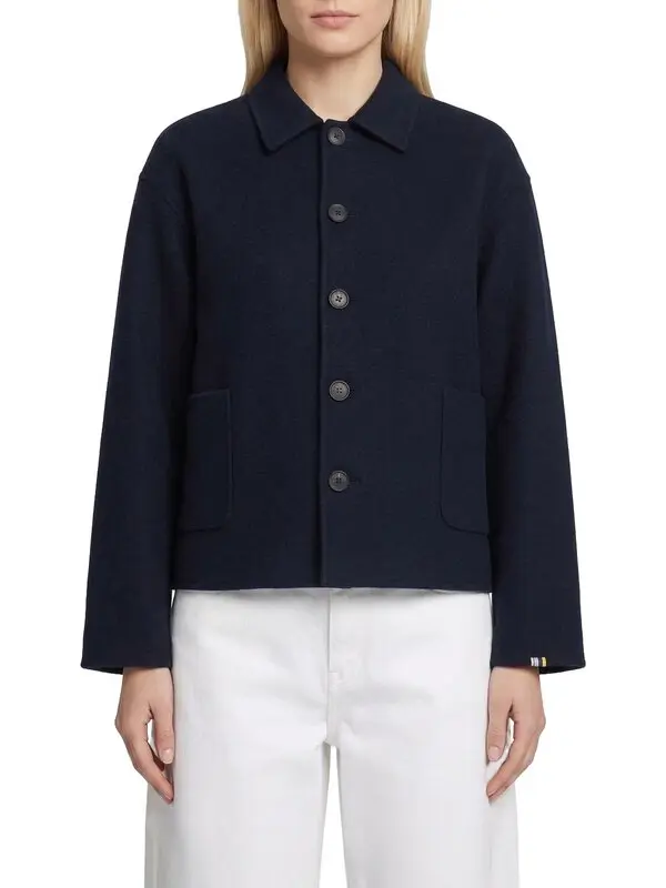 EXTREME CASHMERE X Classic Coat - Navy