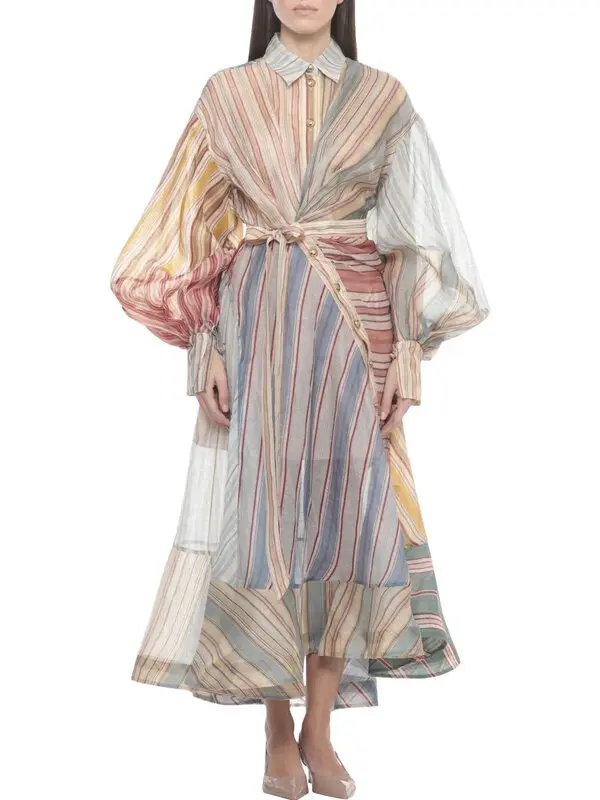 Zimmermann Striped Dress - Multicolor