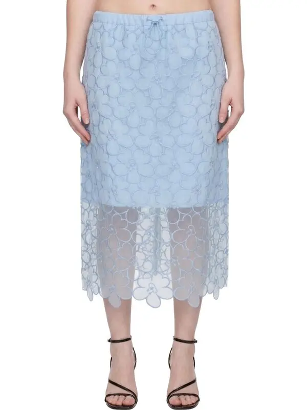 Cecilie Bahnsen Skirt - Blue