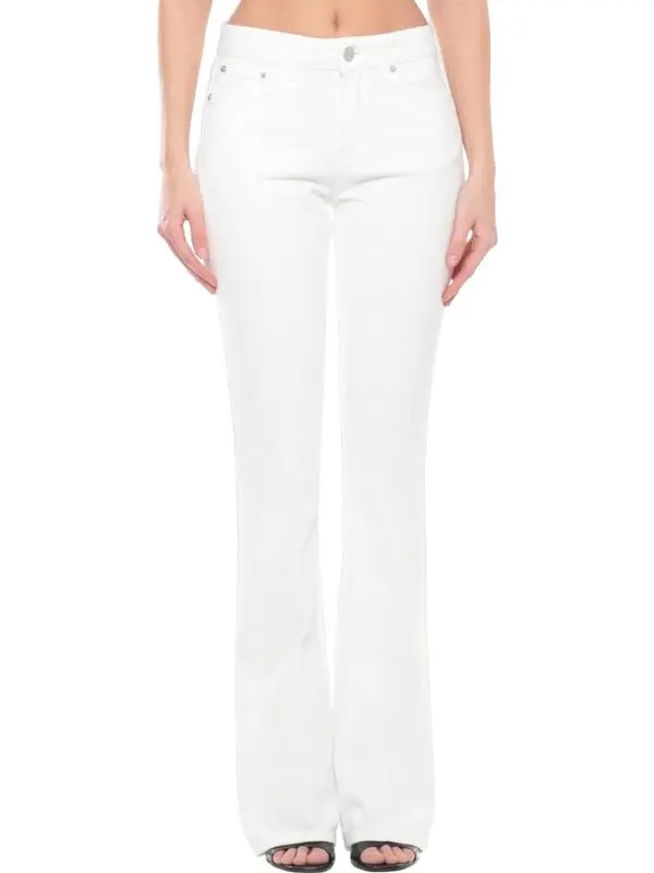 DONDUP Flared Stretch Denim Jeans - White