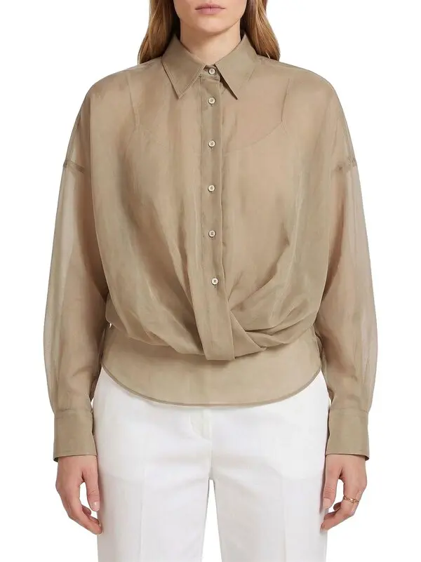 Brunello Cucinelli Shirt - Brown