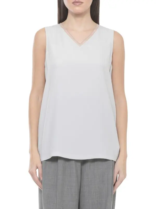 Fabiana Filippi Top - Grey