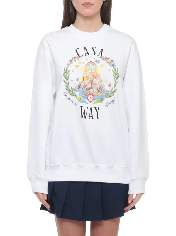 Casablanca Sweatshirt - White