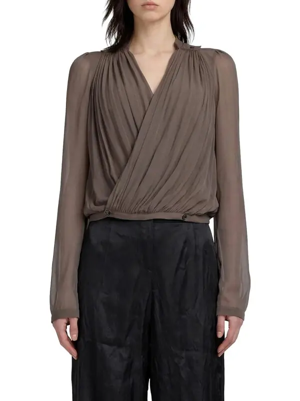Rick Owens Silk Blouse - Grey