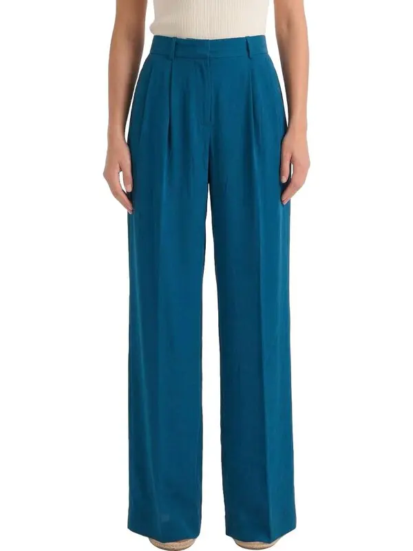 Michael Kors Tailored Wide Leg Pants - Blue