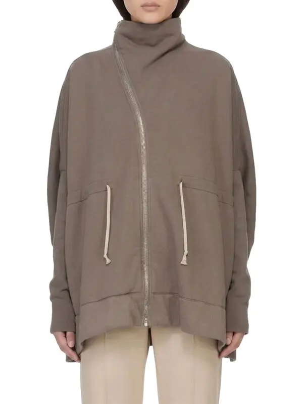 Rick Owens Cotton Sweatshirt - Beige