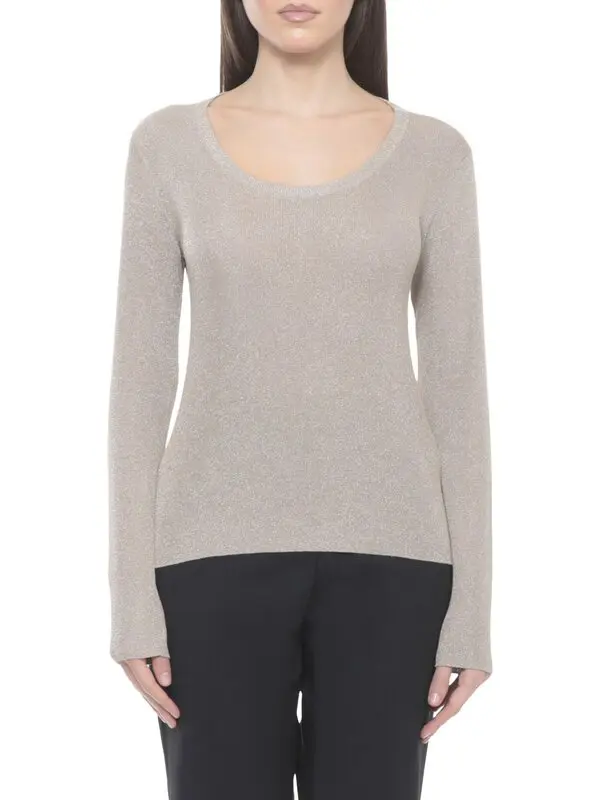 Fabiana Filippi Long Sleeve Sweater - Ivory