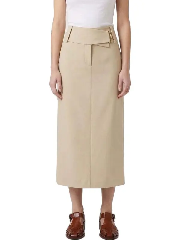 Sportmax Straight Skirt - White
