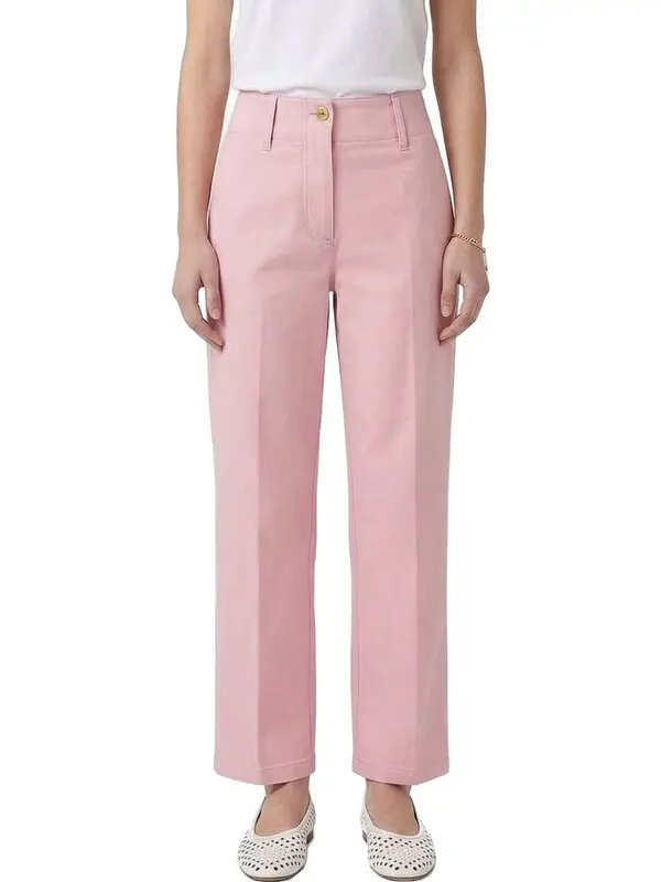 PATOU Straight Leg Trousers - Pink