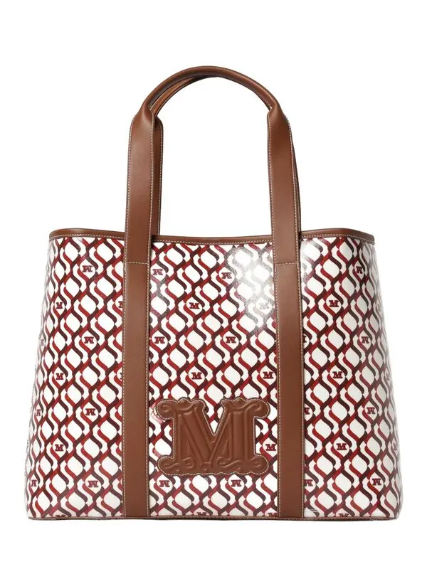 Max Mara Printed Tote Bag - Multicolor