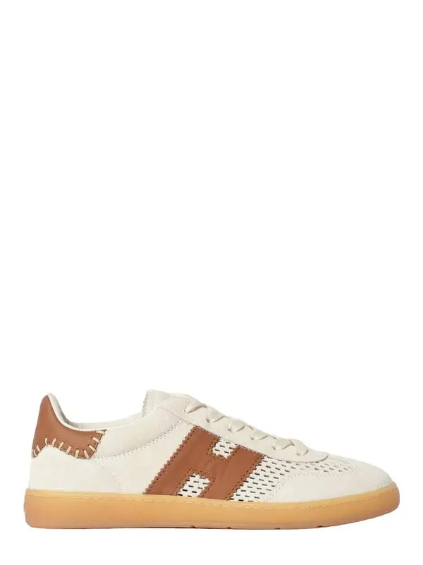 Hogan Lace Up Sneakers - Beige
