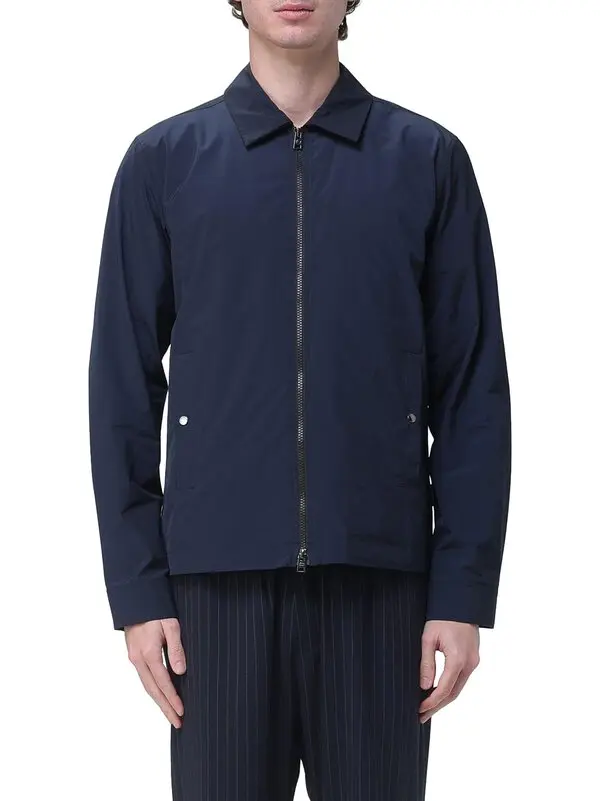 Woolrich Polyester Zip-up Shirt Jacket - Blue