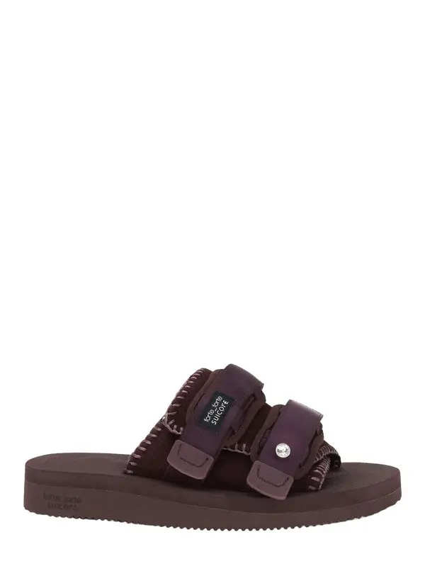 Suicoke Strappy Heeled Sandals - Wine