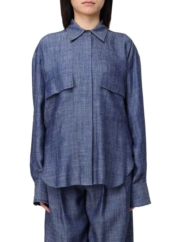 Peuterey Chambray Shirt - Blue