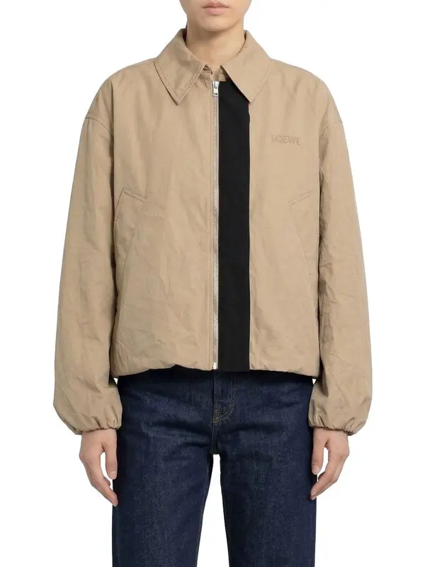 Loewe Zip Up Jacket - Beige