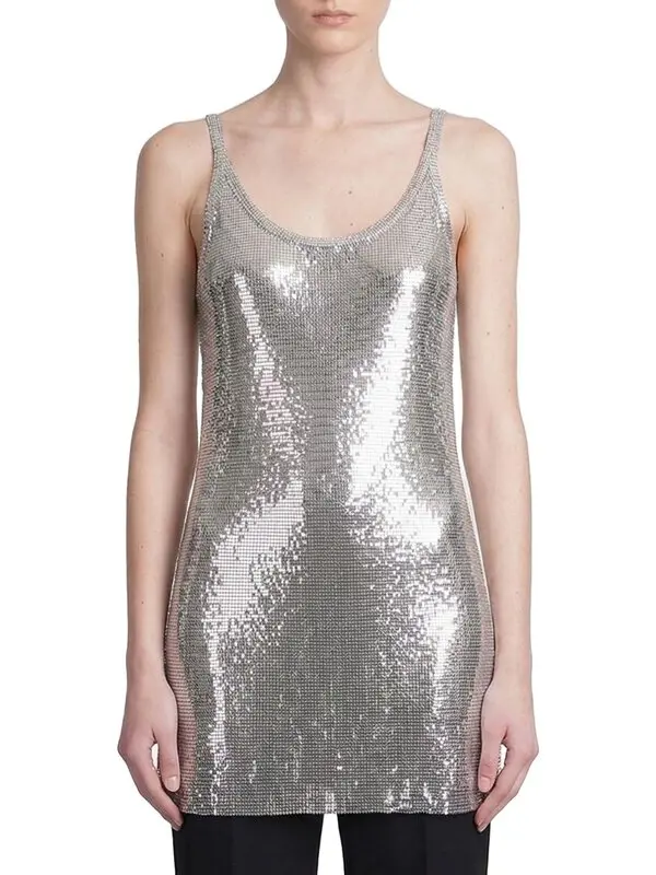 Rabanne Top - Silver