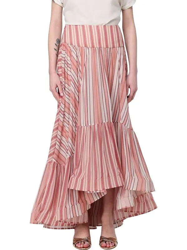 Zimmermann Striped Skirt - Red