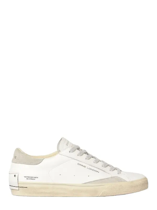 CRIME LONDON Low Top Sneakers - White