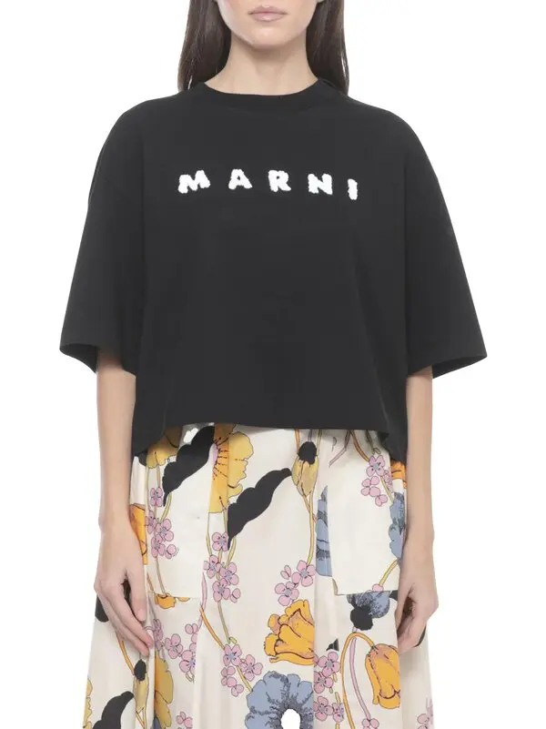Marni Logo T-shirt - Black