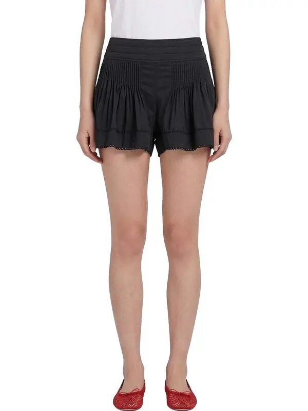 Isabel Marant Étoile Cybila Cotton Shorts - Black