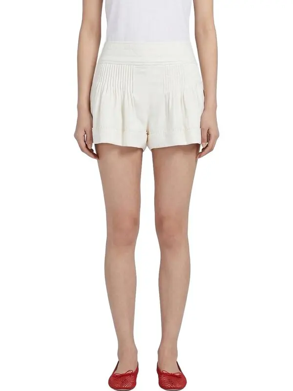 Isabel Marant Étoile Cybila Cotton Shorts - White