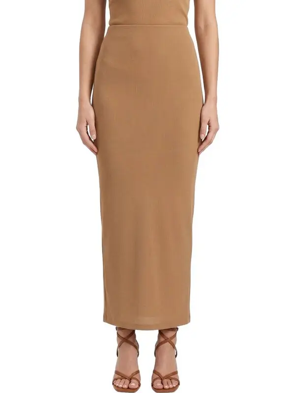 ARMARIUM Straight Skirt - Beige