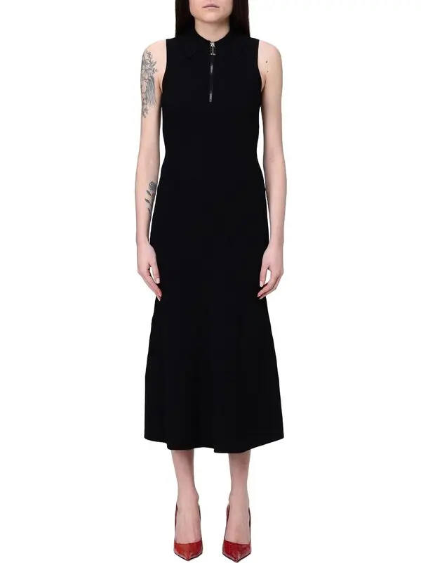 Victoria Beckham Sleeveless Midi Dress - Black