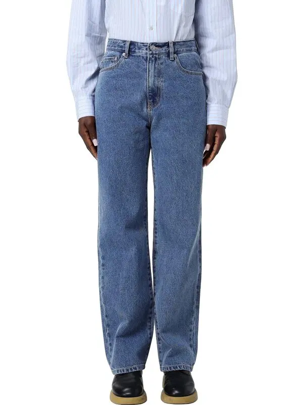 DUNST Straight Cotton Denim Jeans - Blue