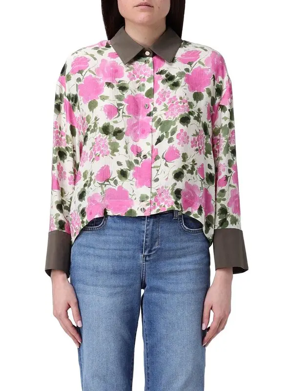 Liu Jo Floral Print Shirt - Pink