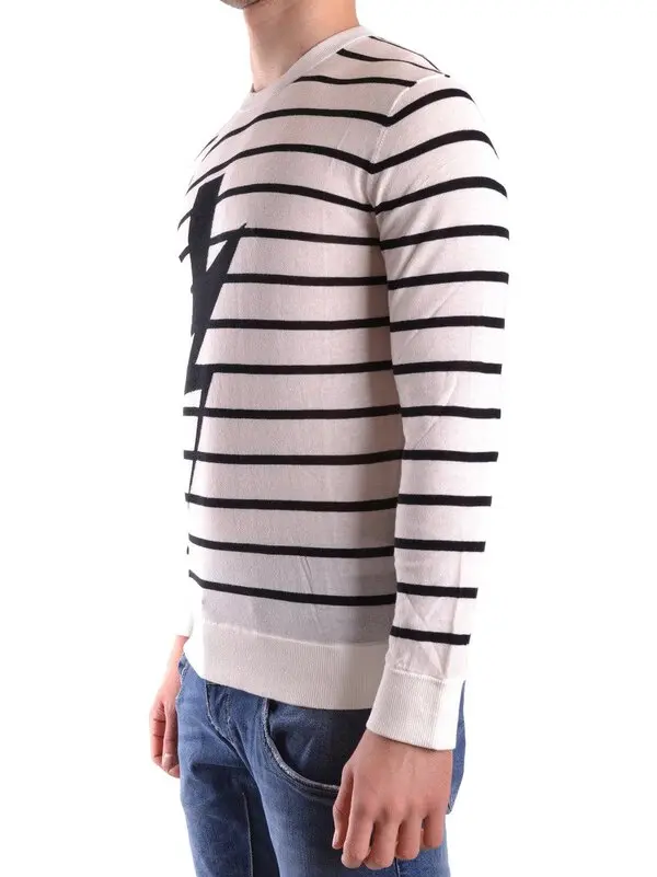 Neil Barrett Striped Pullover Sweater - Multicolor