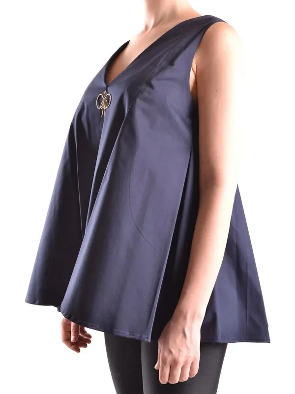 Elisabetta Franchi Top - Dark Blue