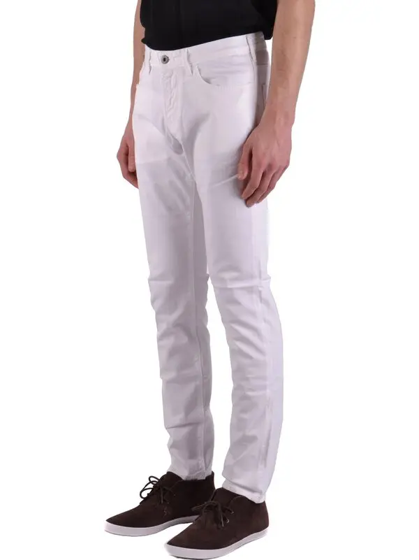 Emporio Armani Straight Leg Jeans - White